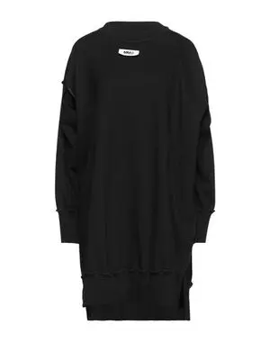 MAISON MARGIELA Mini Fleece T-shirt Dress - Black