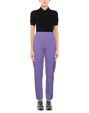 MSGM Cotton Blend Tapered Sweatpants - Purple