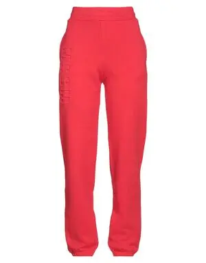 MSGM MSGM Cotton Blend Tapered Sweatpants Red