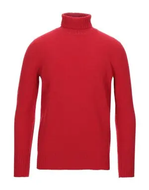 DRUMOHR Lambswool Turtleneck Red