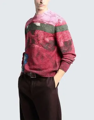 Dunhill Crewneck Wool Sweater - Pink