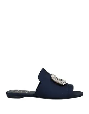 ROGER VIVIER ROGER VIVIER Textile Fibers Sandals Midnight Blue