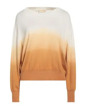 Momoni Multicolor Pattern Sweater - Beige