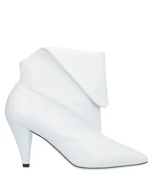 Givenchy Ankle Boots In Lambskin White