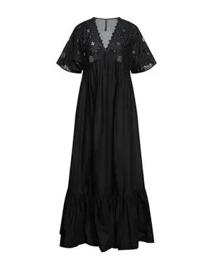 MANILA GRACE Maxi Dress - Black