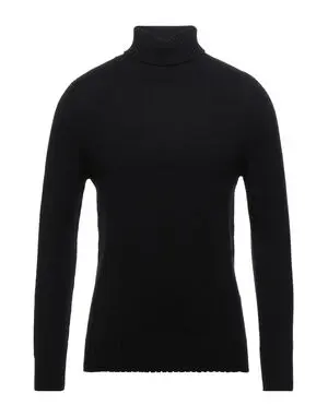 DRUMOHR Turtleneck Merino Wool Sweater - Black