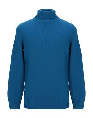 DRUMOHR Turtleneck Merino Wool Sweater Deep Jade