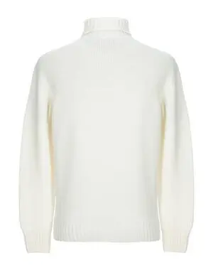 DRUMOHR Turtleneck Merino Wool Sweater - White