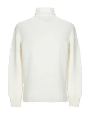 DRUMOHR Turtleneck Merino Wool Sweater - White