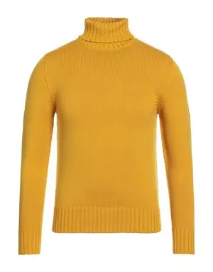 DRUMOHR Turtleneck Merino Wool Sweater Yellow