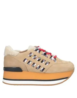 Hogan Leather Low-top Sneakers - Sand