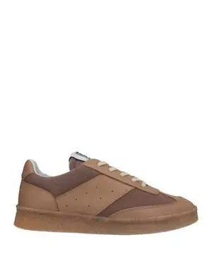 MAISON MARGIELA Leather Low-Top Sneakers Beige