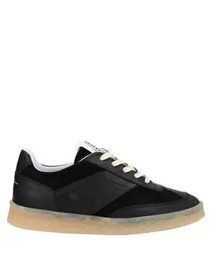 MAISON MARGIELA Leather Low-top Sneakers - Black