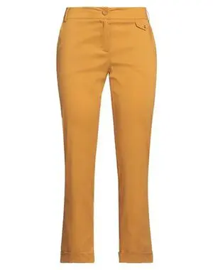 Patrizia Pepe PATRIZIA PEPE Straight-Leg Cropped Trousers Yellow
