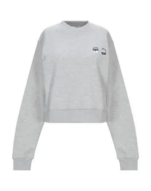 CHIARA FERRAGNI Sweatshirt Size Cotton - Grey