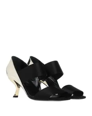 ROGER VIVIER Textile And Leather Sandals