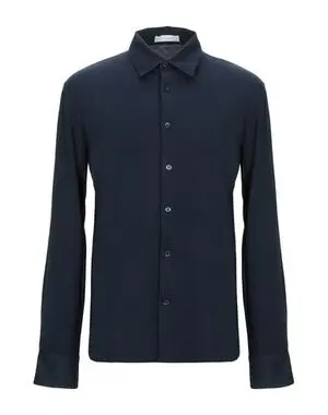 CRUCIANI Shirt Midnight Cotton, Elastane - Blue