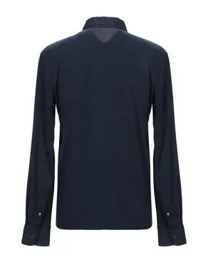 CRUCIANI Shirt Midnight Cotton, Elastane - Blue