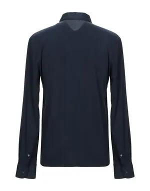 CRUCIANI Shirt Midnight Cotton, Elastane - Blue