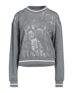 TRUSSARDI Floral Print Lamé Sweatshirt