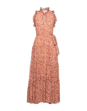 Sandro Flared Maxi Dress - Red