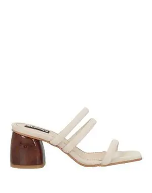 ALOHAS Leather Sandals Beige