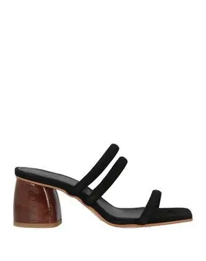 ALOHAS Leather Sandals Black