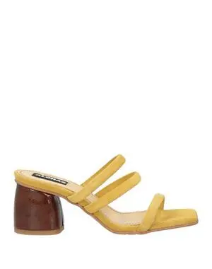 ALOHAS Leather Sandals - Yellow