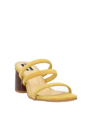 ALOHAS Leather Sandals - Yellow