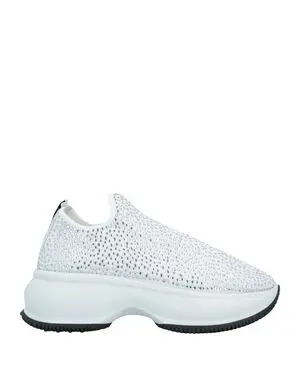 Hogan Low-top Appliqued Sneakers - White