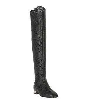 ROGER VIVIER Leather Over-the-knee Boots
