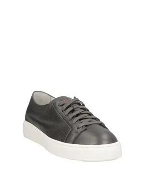 Santoni Leather Lace-up Sneakers