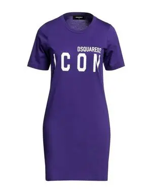 Dsquared2 Icon Mini Dress - Purple