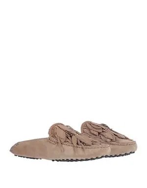 TOD'S Leather Mules - Beige