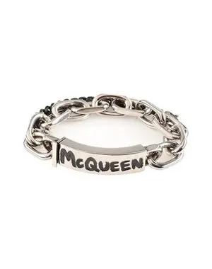 Alexander McQueen Metal Bracelet - Silver