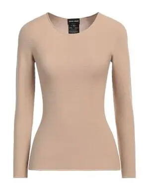 Giorgio Armani Sweater In Viscose And Polyester - Sand