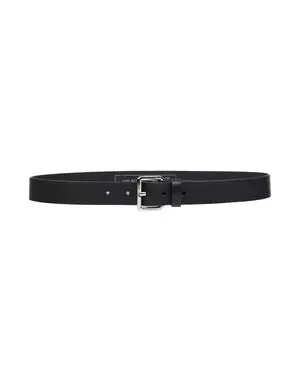 Neil Barrett Leather Belt With Buckle - Black