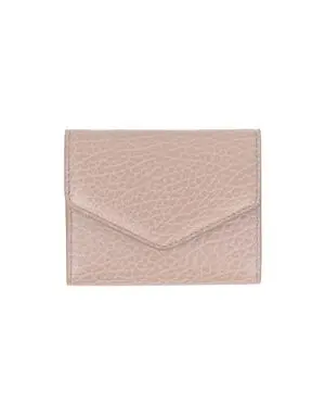 MAISON MARGIELA Woman Wallet Ivory Size - Cow Leather Dove Grey