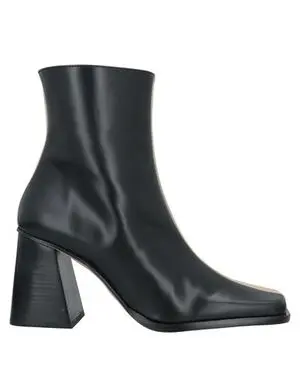 ALOHAS Two-tone Leather Ankle Boots
