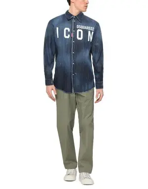 Dsquared2 Icon Denim Shirt Size Cotton, Elastane