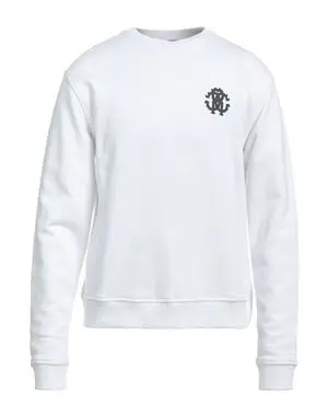 Roberto Cavalli Cotton French Terry Sweatshirt - White