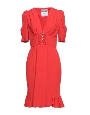 Moschino Midi Crepe Dress - Red