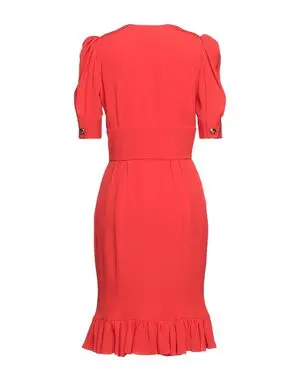 Moschino Midi Crepe Dress - Red