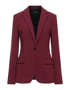 Theory Light Triacetate Blazer - Maroon