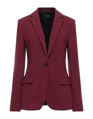 Theory Light Triacetate Blazer - Maroon