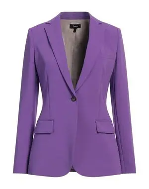 Theory Light Triacetate Blazer Purple