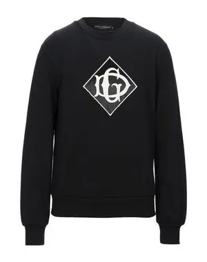 Dolce & Gabbana Cotton-silk Sweatshirt - Black