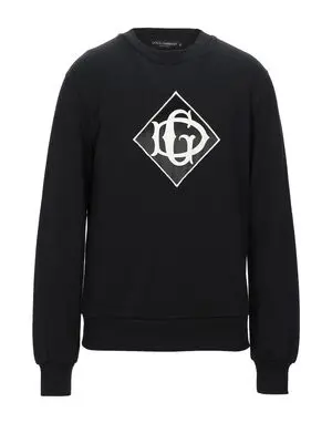 Dolce & Gabbana Cotton-silk Sweatshirt - Black