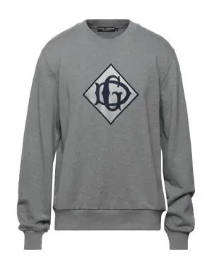 Dolce & Gabbana Cotton-Silk Sweatshirt Grey