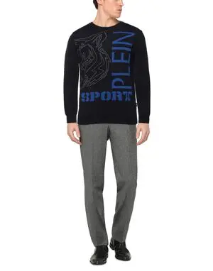 PLEIN SPORT Merino Wool Sweater - Blue